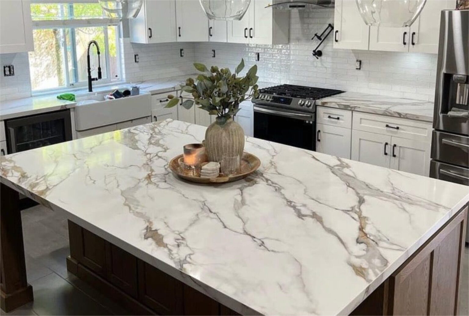 Custom Slab Countertops - Pacific Stone Creations
